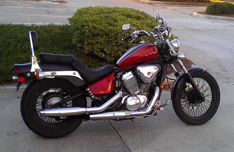 Cutting Deep Bobber build almost finished.. not your average VLX bobber. | Honda Shadow Forums