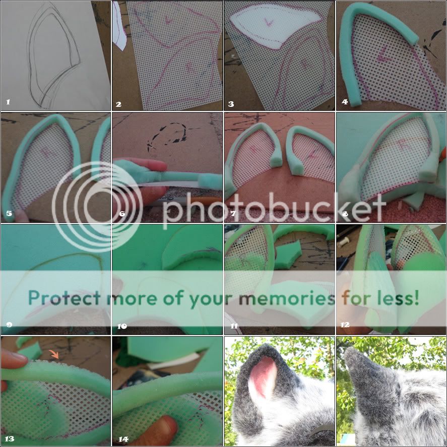 Ear Tutorial: fursuit — LiveJournal