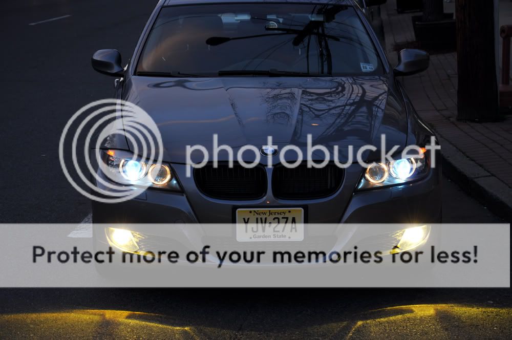 2009 E90 LCI HID Fog Light + Low Beam Bulb Upgrade