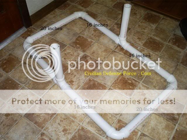 Homemade PVC target stand - Stormfront
