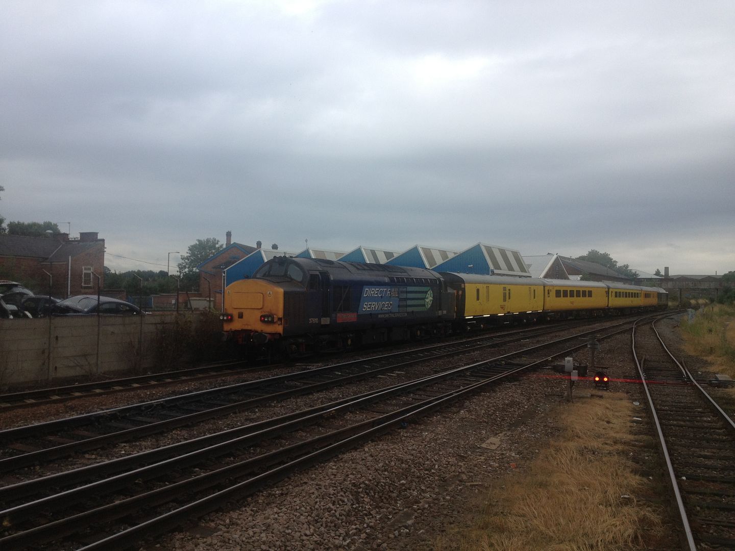 Colas Double Headed Class 56 Log Train - Just gone through Stockport ...