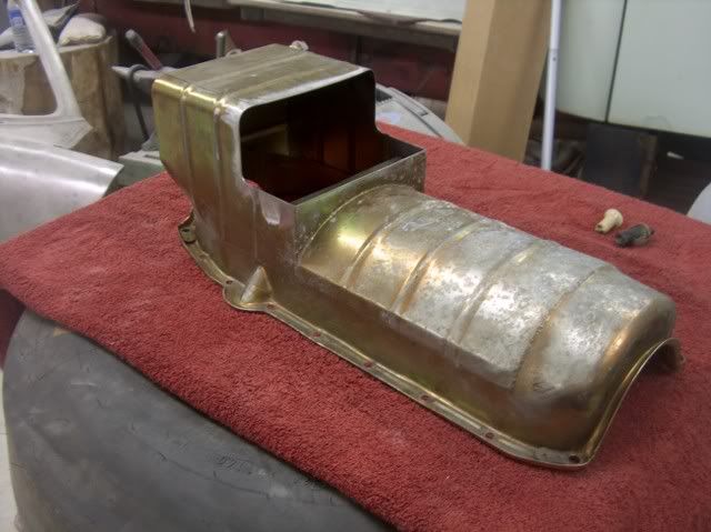 Tri five Chevy oil pan mods | The H.A.M.B.