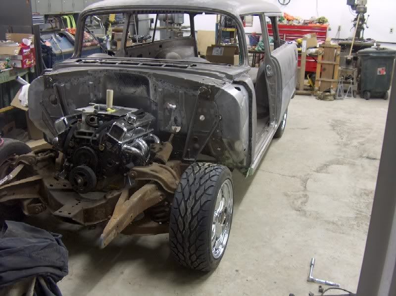 Smoothing the firewall - TriFive.com, 1955 Chevy 1956 chevy 1957 Chevy ...