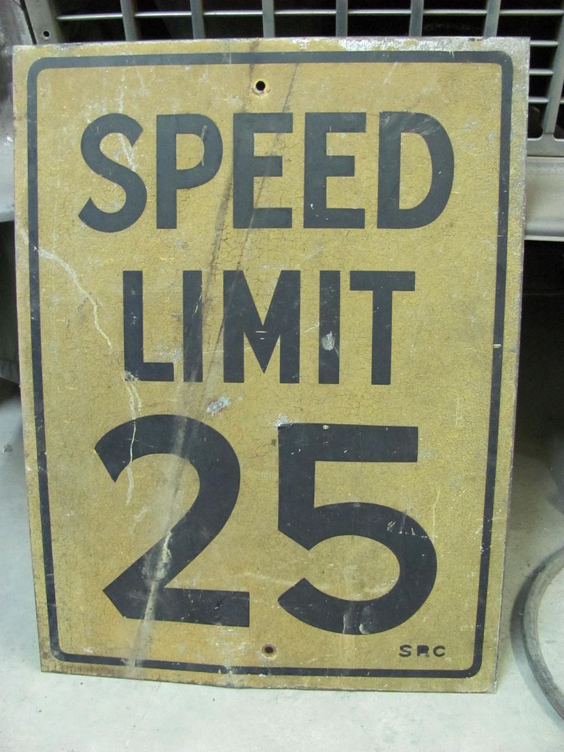 Vintage Speed Limit Sign | The H.A.M.B.