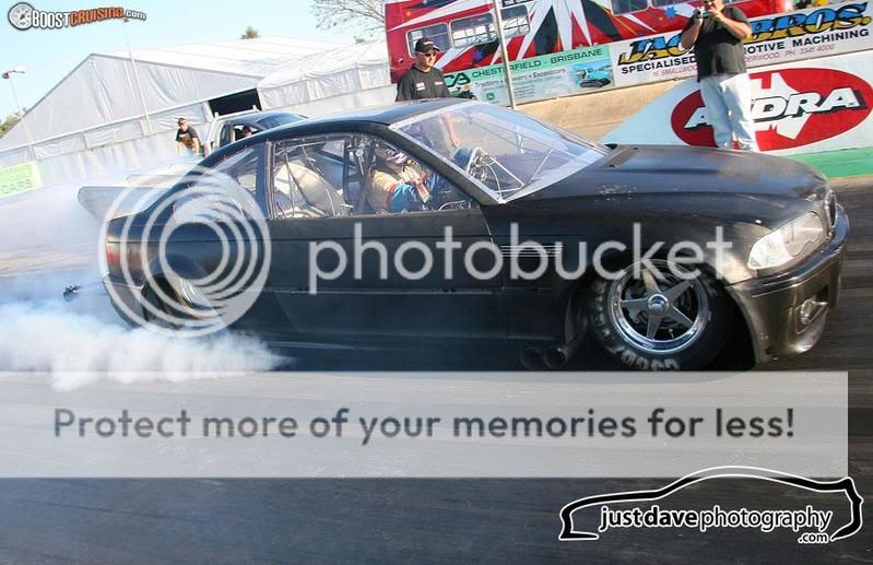 E46 M3 chassis Drag car with 4 Rotor twin turbo (8.22 1/4mile)