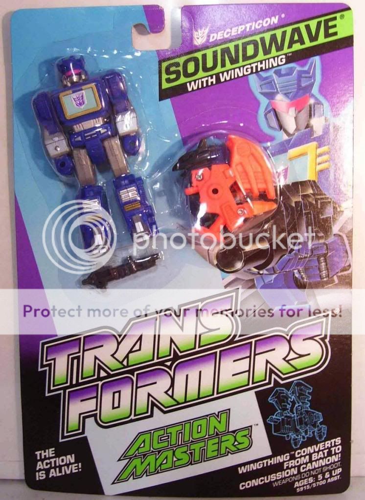 Action Masters Soundwave & Treadshot (gun mixups??) | TFW2005 - The ...