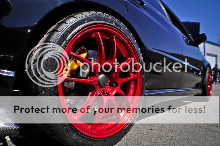 FS: (For Sale) NJ 18x9 PF01 candy apple red w/toyo r1r - NASIOC