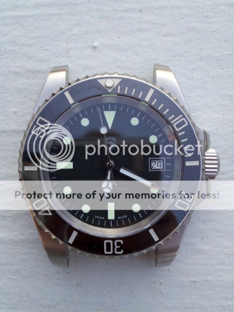 SOLD: GMT Ceramic Mil-Sub Homage Custom built by me | WatchUSeek Watch ...