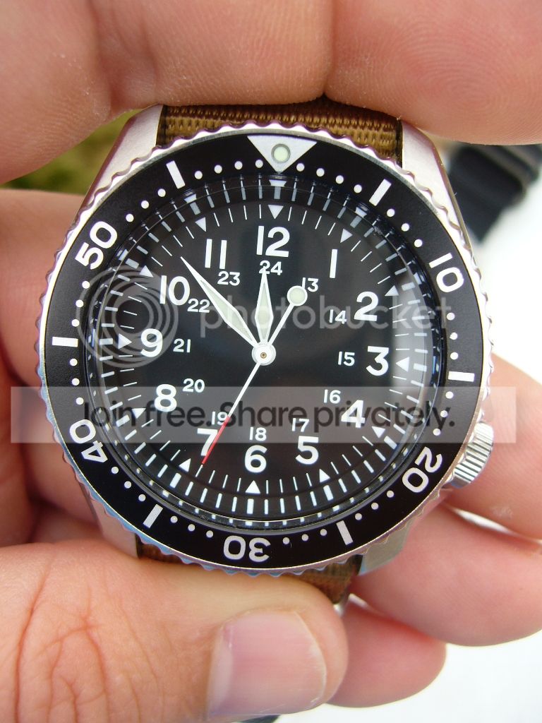 SOLD: Seiko SKX007 Mod - MK II Dial, Military Hands, Maratac Nato Strap ...