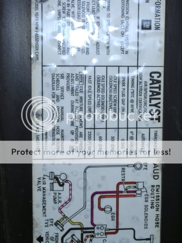 1981 emissions label - CorvetteForum - Chevrolet Corvette Forum Discussion