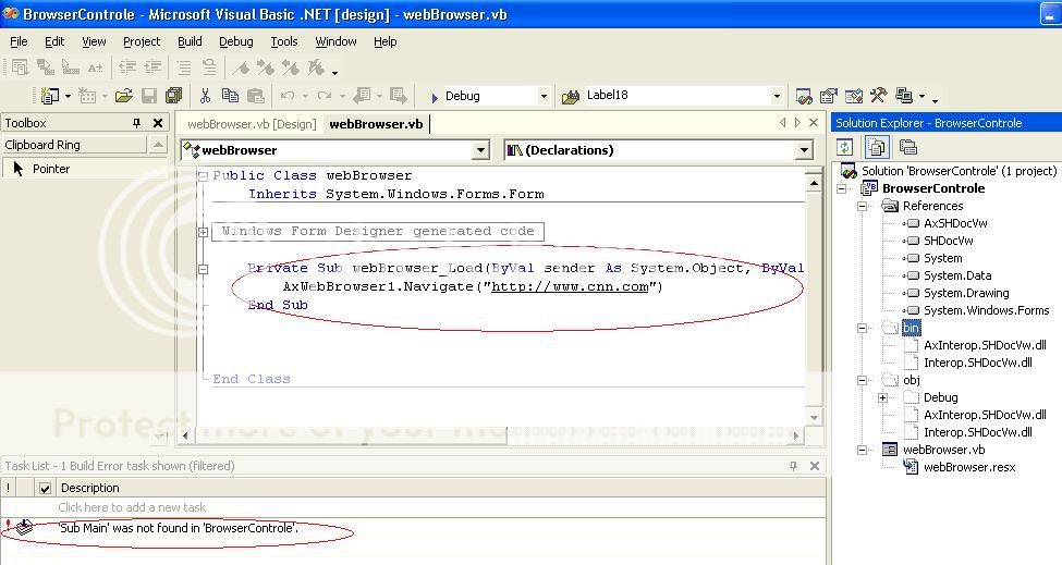 How to load a webpage within visual basic form?-VBForums