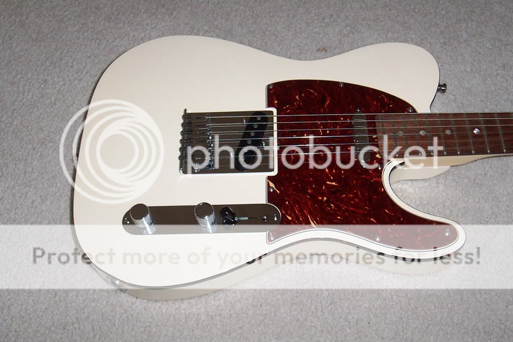White tele with tortoise pickguard? - Electric Guitars - Harmony Central
