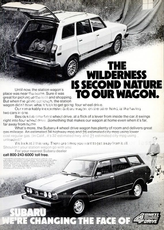 Subaru Advertising: 30 years ago... - NASIOC