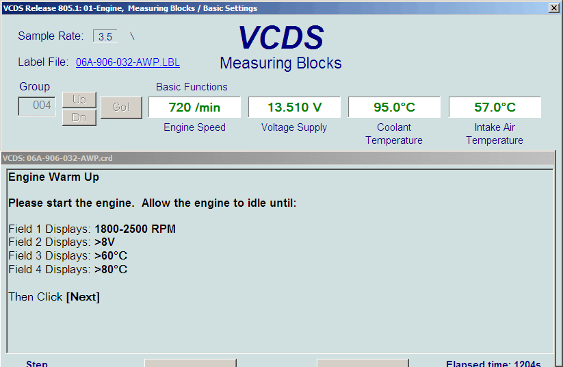 Readiness on AWP | VW Vortex - Volkswagen Forum