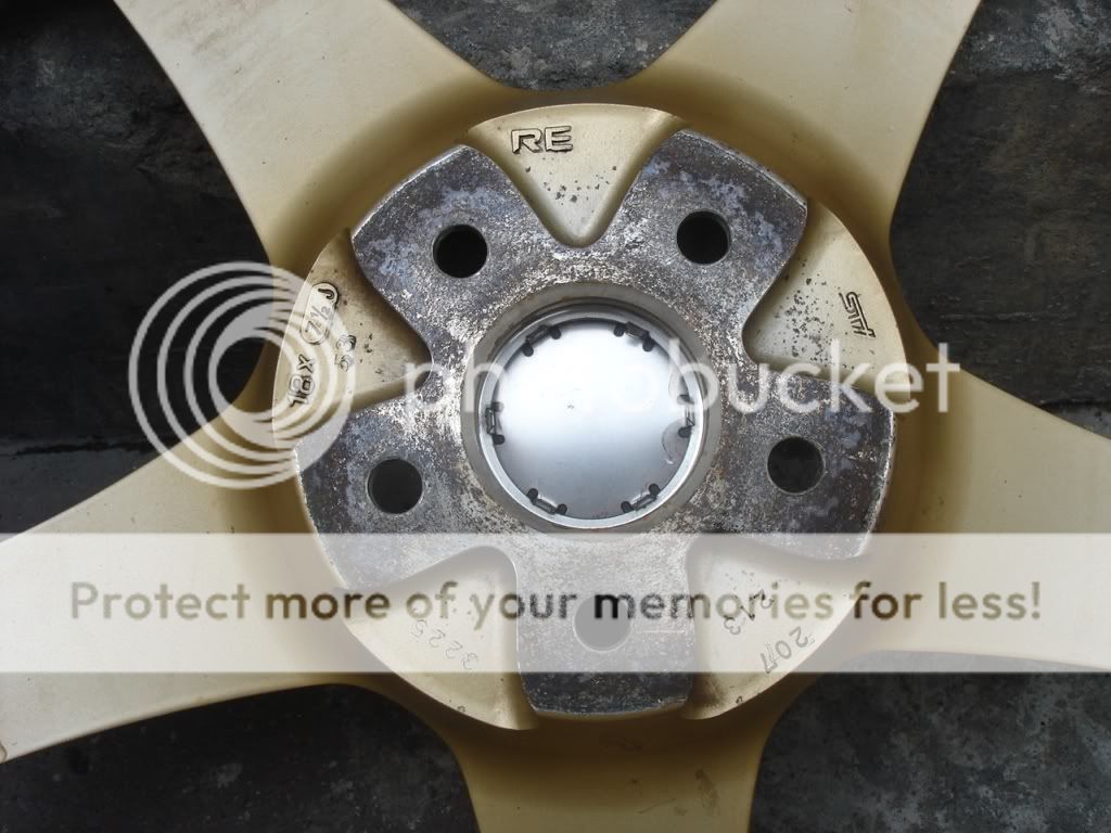 (Sold)-Authentic JDM STI/RAYS 5-spoke forged wheels 18x7.5J 5x100 (New ...