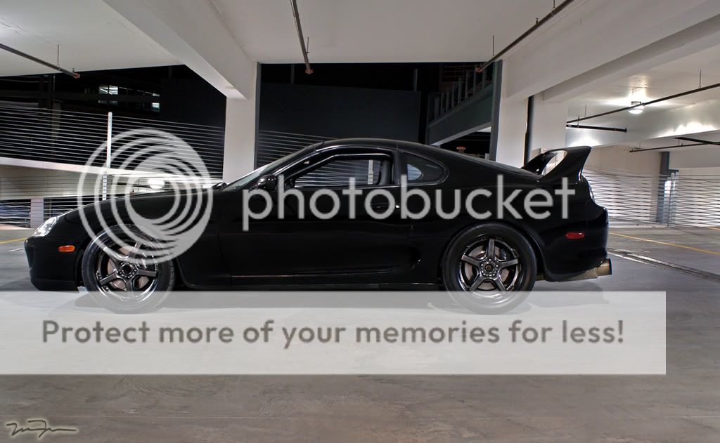 Few pics of the Supra with new Phantom Edition Volk GT-S wheels | Supra ...