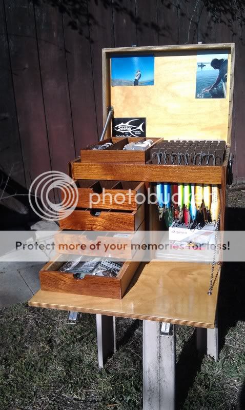 Wooden Tackle Box Pictures and Builders | Bloodydecks